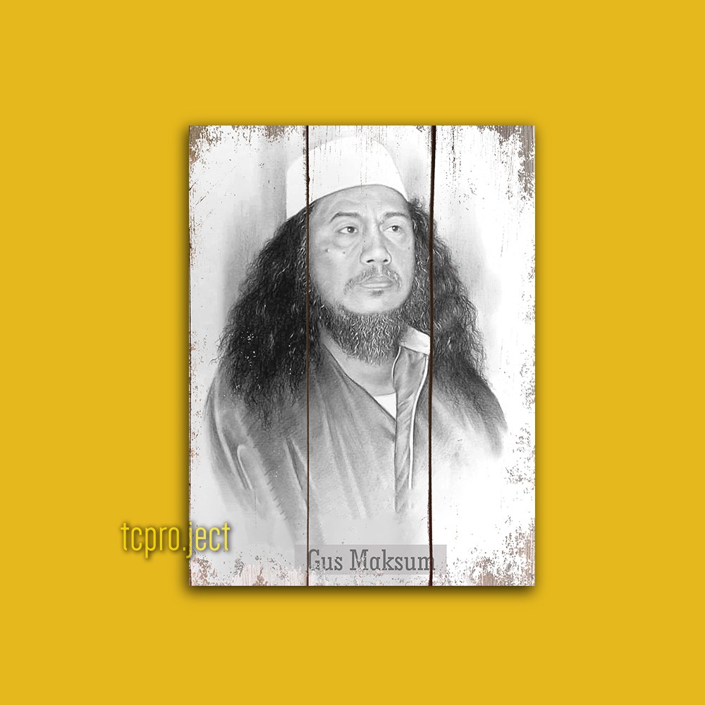 Jual GUS MAKSUM PAGAR NUSA POSTER 30 X 40 - DEKORASI POSTER KAYU ...