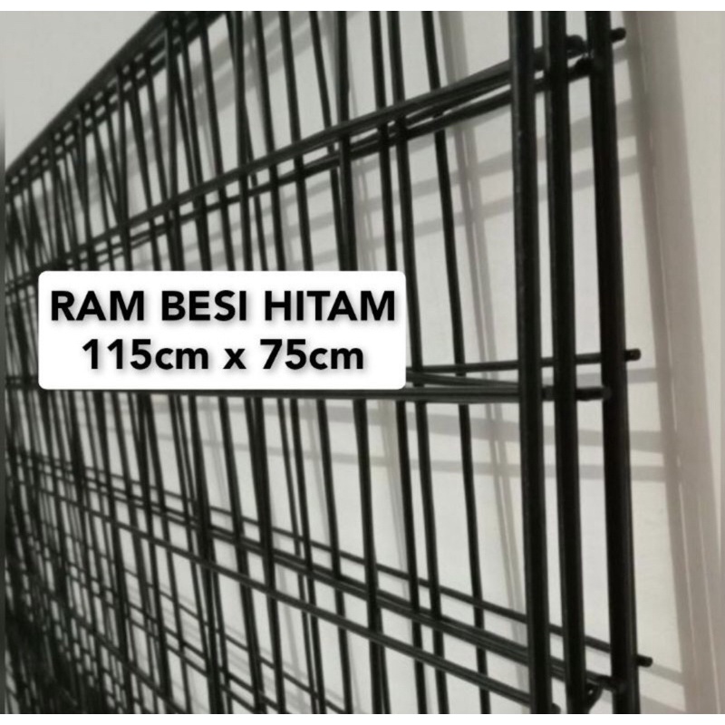 Jual Ram dinding Kawat Ram dinding 115cm × 75cm HITAM | Shopee Indonesia