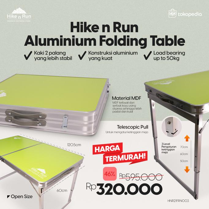 Jual Hike n Run Aluminium Folding Table HNR21FRN003 | Shopee Indonesia