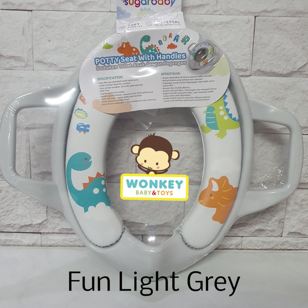 Jual Sugar Baby Potty Seat with Handles / Ring kloset Dengan Pegangan ...