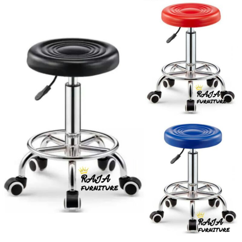 Jual KURSI SALON KURSI RODA BULAT BESI KURSI HIDROLIK KURSI BAR KURSI ...