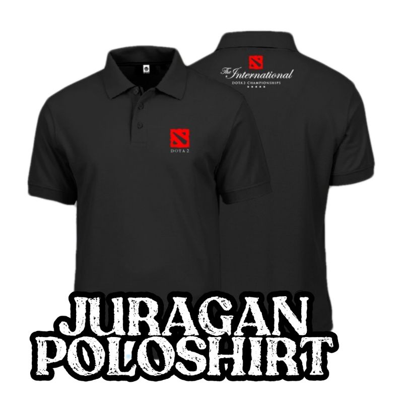 Jual Poloshirt Polo Kaos Kerah Dota 2 International Championships ...