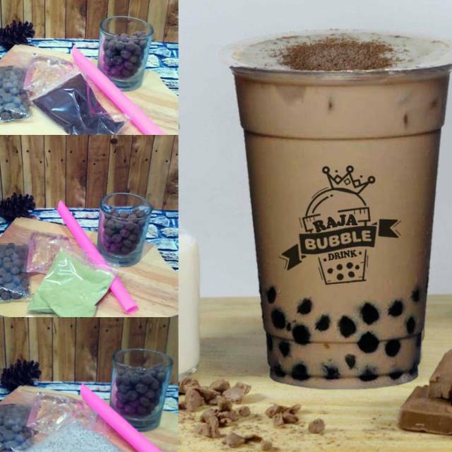 Jual Bubuk Powder Minuman Boba Bubble Drink Instan Gula Cair Sachet ...