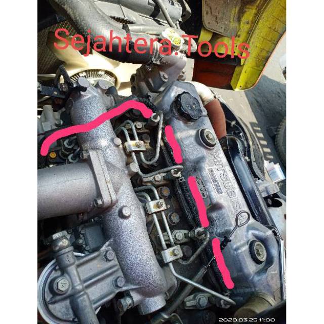 Jual ORIGINAL Selang karet solar nozle nozel nosel noksel injektor 1set ...