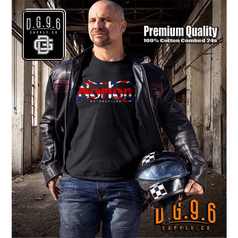 Jual kaos motor / kaos bikers custom norton the worlds best / kaos ...