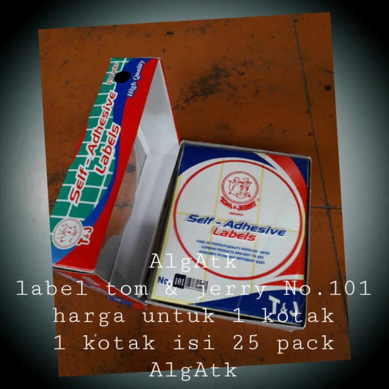Jual Label tom&jerry No.101 harga 1 kotak | Shopee Indonesia