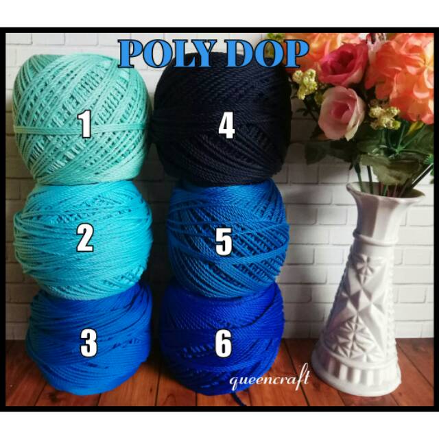 Jual Benang rajut POLY warna DOP (NON KILAP) | Shopee Indonesia