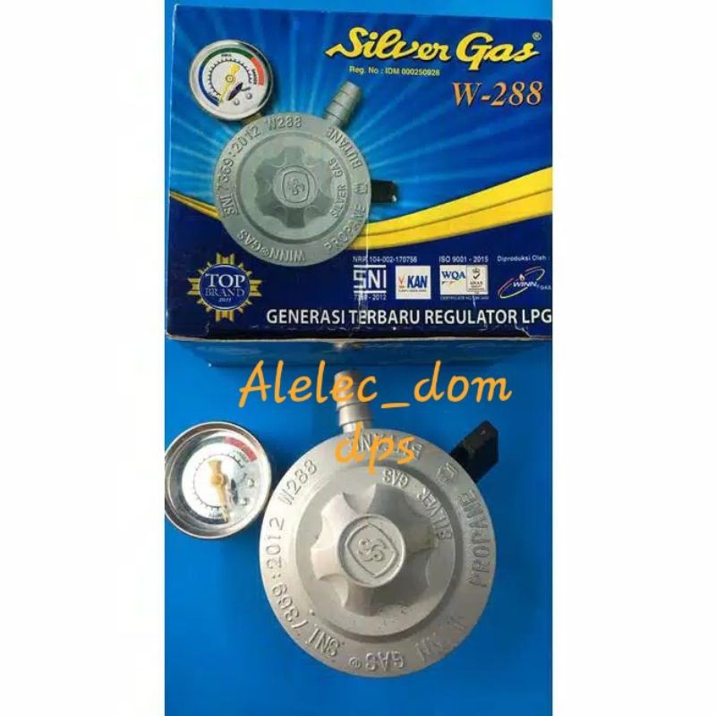 Jual Regulator Winn Gas Silver Gas w 288Nm(non meter) / w 288M(meter ...