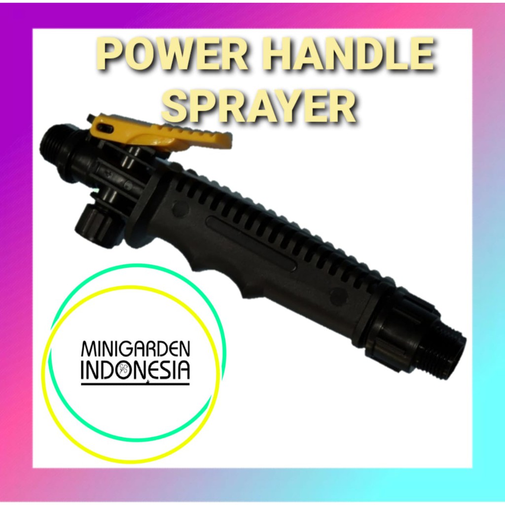 Jual POWER HANDLE KUNING SPRAYER ELEKTRIK kran knapsak pencetan sprayer ...