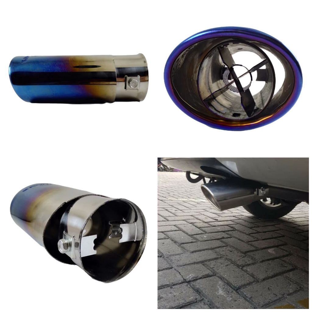 Jual Muffler Baut Knalpot Racing Mufler Variasi BA100 Universal Silver ...