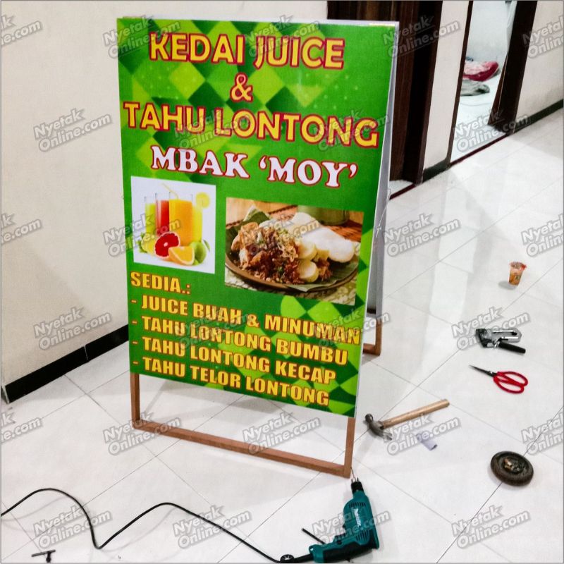 Jual PAKET STAND BANNER PROMOSI / STAND BANNER PINGGIR JALAN / STAND ...
