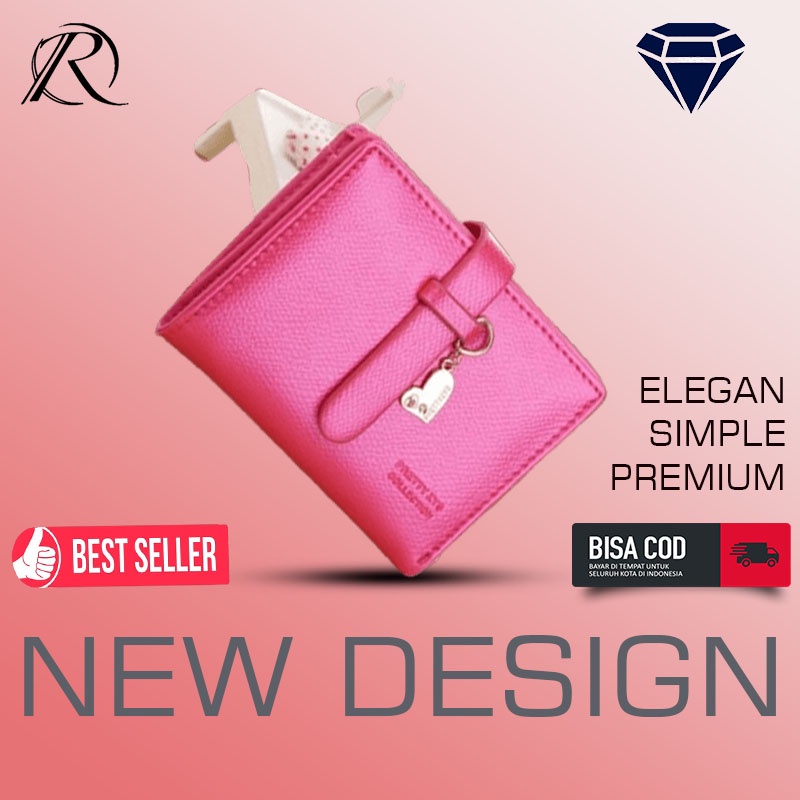 Jual DOMPET WANITA REMAJA CEWEK KECIL MINI KULIT LIPAT MURAH KARTU ...