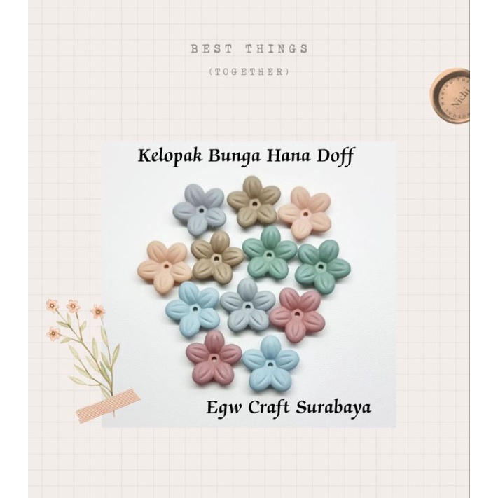 Jual Kelopak Bunga Hana Doff - Kelopak Bunga - Manik Bunga | Shopee ...