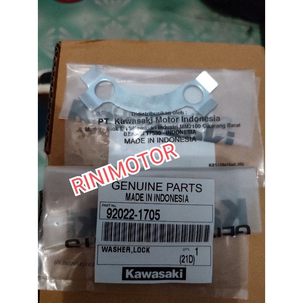 Jual klem plat gear belakang ksr pro edge blitz kaze zx130 original ...
