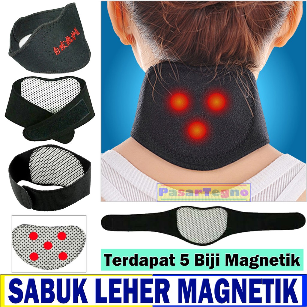 Jual SABUK TERAPI TURMALIN PEMANAS DAN PENGHANGAT LEHER NECK HEATING ...