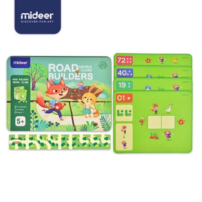 Jual Mideer Road Builders Logic Game | Shopee Indonesia