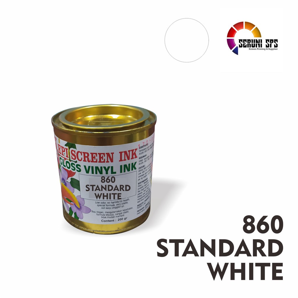 Jual Vinyl Epi Screen Ink / Cat PVC (Oil Base) Sablon / Kuas 200 GR ...