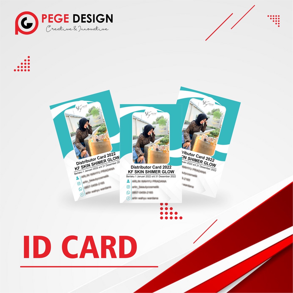 Jual ID CARD//ID CARD BAHAN PVC | Shopee Indonesia