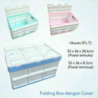 Jual CONTAINER BOX LIPAT CLUB | FOLDING BOX 700 DENGAN TUTUP | Shopee ...