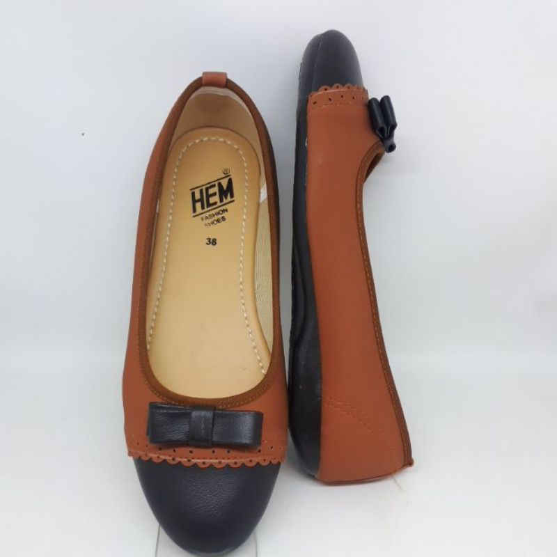 Jual HEM 5176 WARNA OREN/HITAM SIZE 38. | Shopee Indonesia