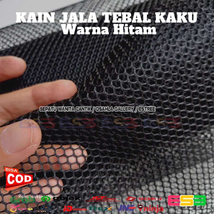 Jual Bahan Jala Tebal Kaku Kain Jaring Lapisan 100 x 150 cm Meteran ...