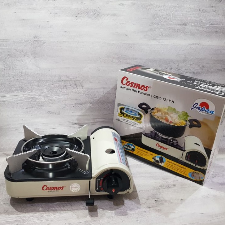Jual COSMOS KOMPOR GAS PORTABLE 0.9 KG CGC - 121 PN, UKURAN KECIL ...