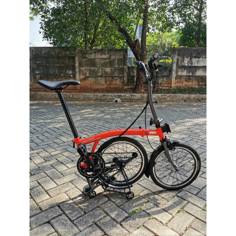 Jual Sepeda Lipat Element PIKES Gen 2 CHERRY 6 speed not Brompton ...