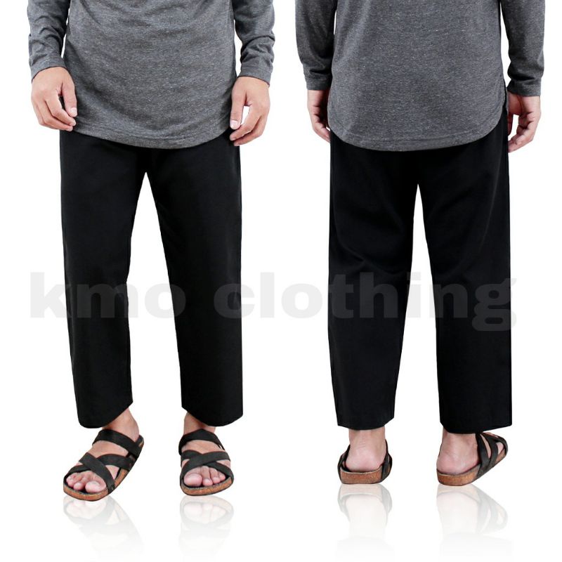 Jual KMO Celana Sirwal Pria Muslim / Celana cingkrang | Shopee Indonesia