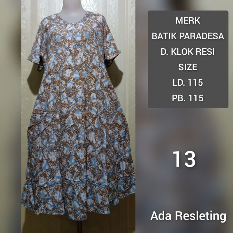 Jual Daster Model Klok Merk Batik Paradesa | Shopee Indonesia