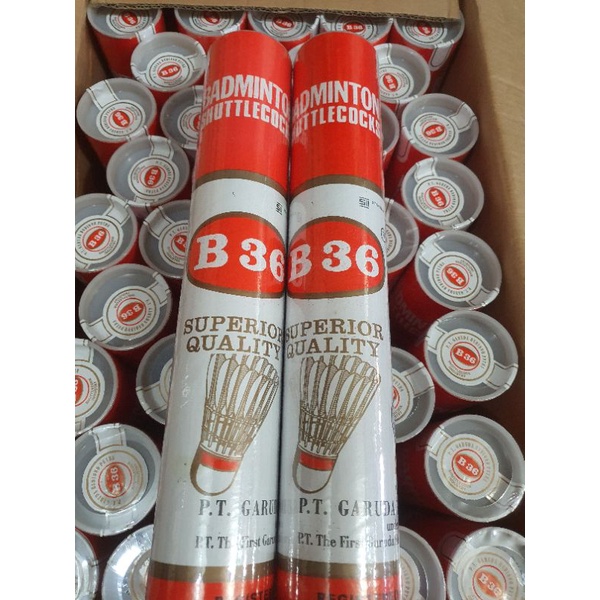 Jual Shuttlecock Garuda B36 Merah / Bola Badminton Garuda B 36 Merah ...