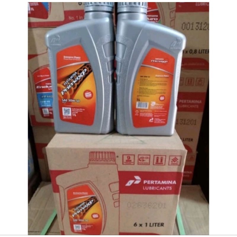 Jual Pertamina Prima XP 20W-50 Liter | Shopee Indonesia