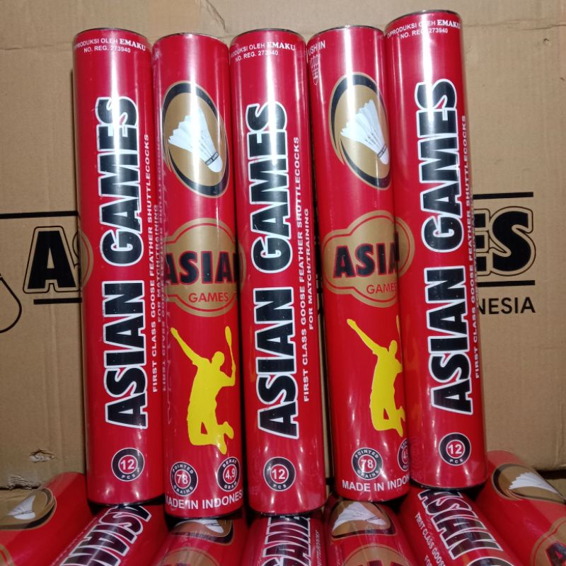 Jual shuttlecock asian games merah original badminton | Shopee Indonesia