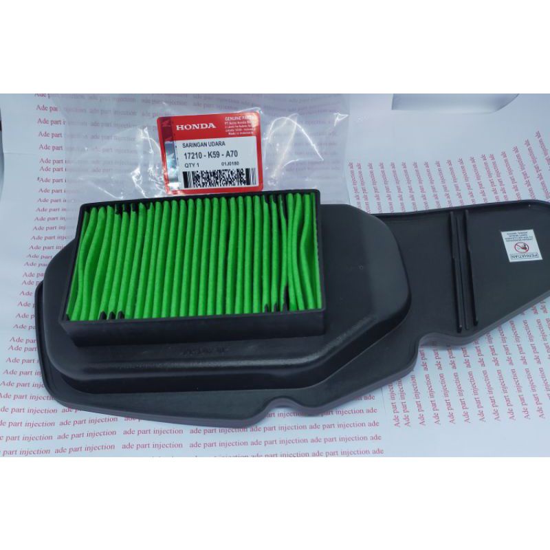 Jual FILTER UDARA - SARINGAN UDARA VARIO 150 NEW LED KODE K59/K35 ...