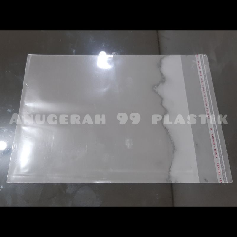 Jual Plastik OPP roti 15x18+3cm tebal 30micron dengan seal lem ...