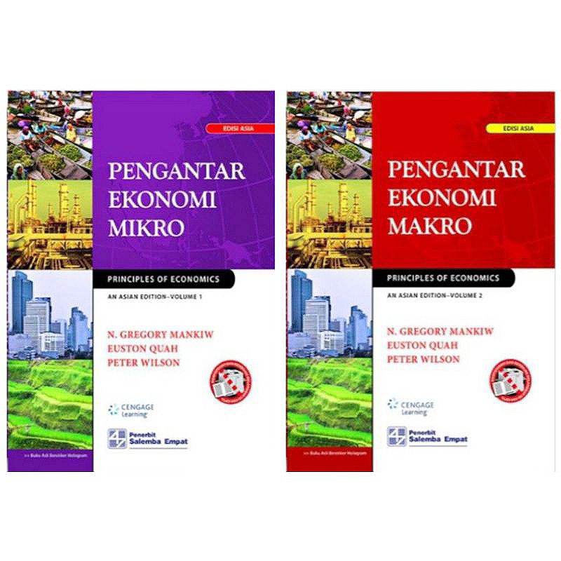 Jual PAKET 2 BUKU PENGANTAR EKONOMI MIKRO DAN MAKRO EDISI ASIA JILID 1 DAN 2 N GREGORY MANKIW ...