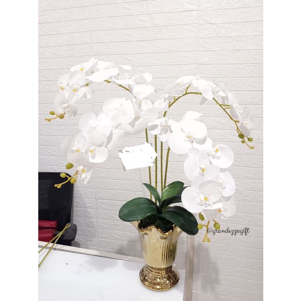 Jual BUNGA MEJA ANGGREK RANGKAI | Shopee Indonesia