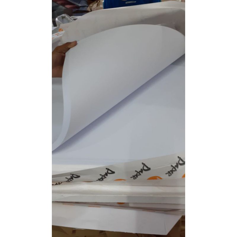 Jual bc putih 200 gram/bc tik/uk f4/a4/paperplus/100 lembar | Shopee ...