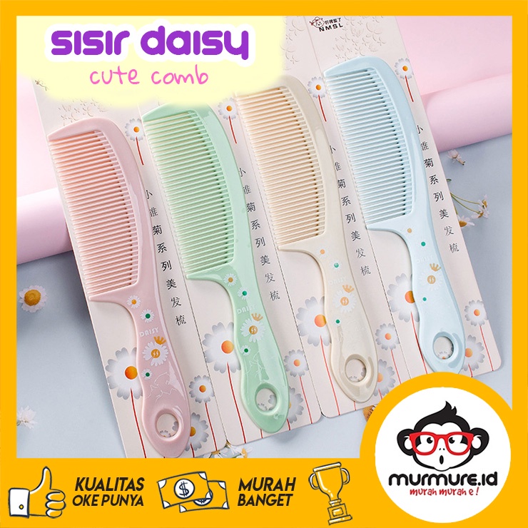 Jual MURMURE.ID | SISIR RAMBUT SISIR GAGANG MOTIF BUNGA DAISY SISIR ...