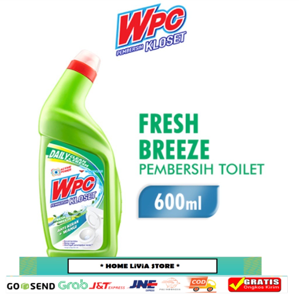 Jual WPC Pembersih Toilet Fresh Breeze Botol 600 mL | Shopee Indonesia