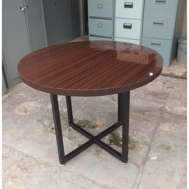 Jual meja meeting bulat meja meeting meja rapat meja makan meja kaki ...