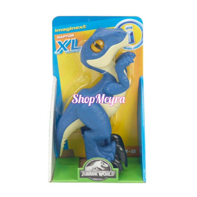 Jual Fisher Price Imaginext Figure Jurassic World Raptor TRex | Shopee ...