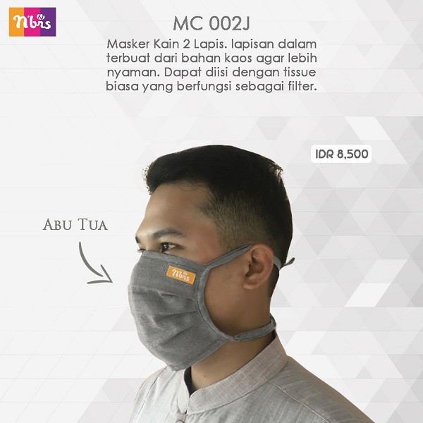 Jual MASKER DEWASA NIBRAS NBRS MC 002J | Shopee Indonesia