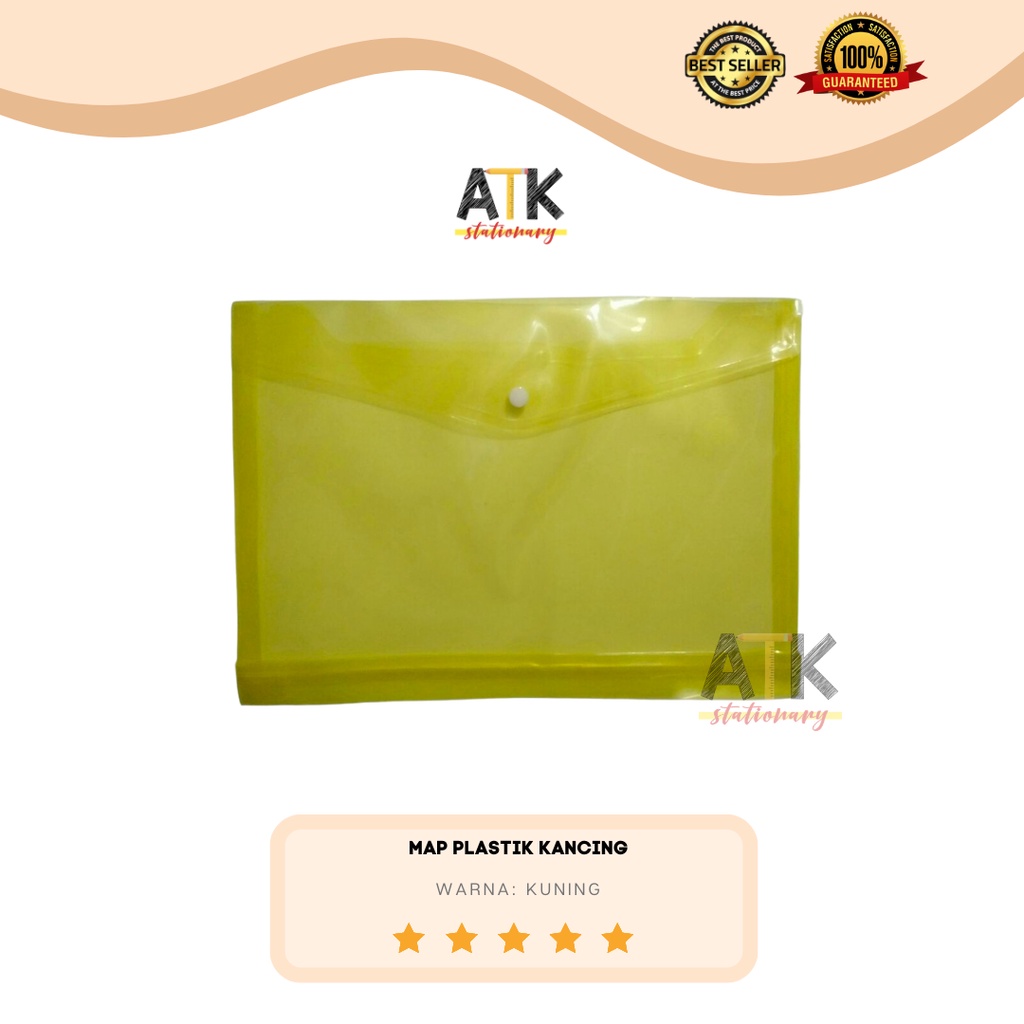 Jual Map Plastik Kancing Jenia Folio Murah 1 Lusin ( 12 Pcs) atk ...