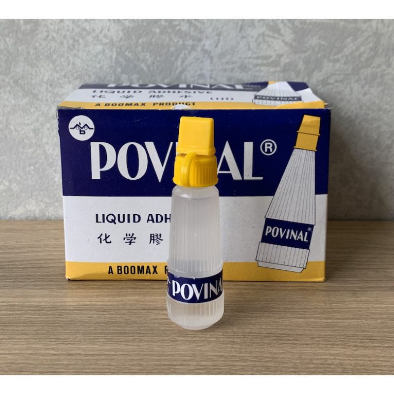 Jual Lem Kertas POVINAL 22ML Lem Cair Bening | Shopee Indonesia