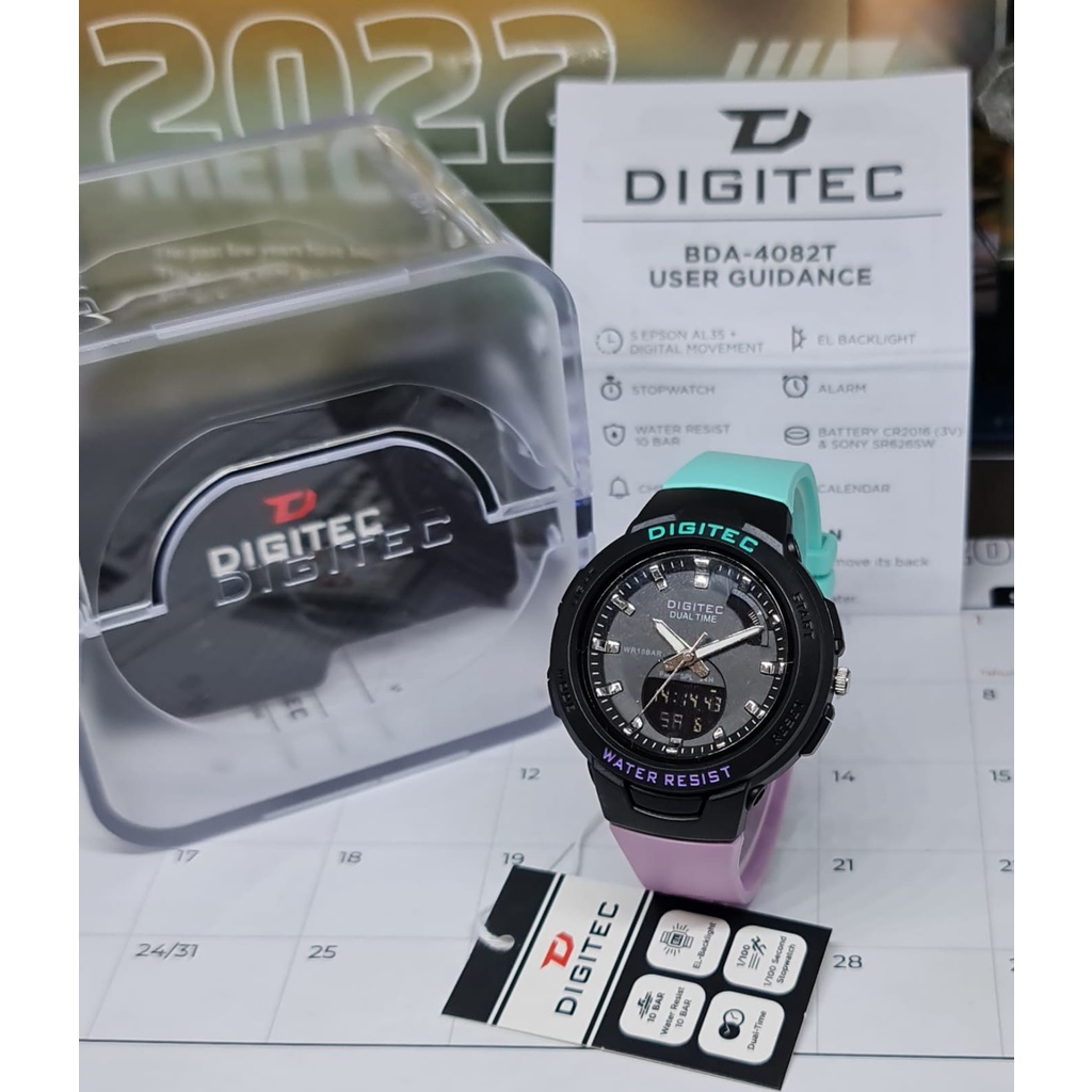 Jual Jam Tangan DIGITEC DG 4082 / DG4082 / DG 4082T / DG 4082 / DA 4082 ...