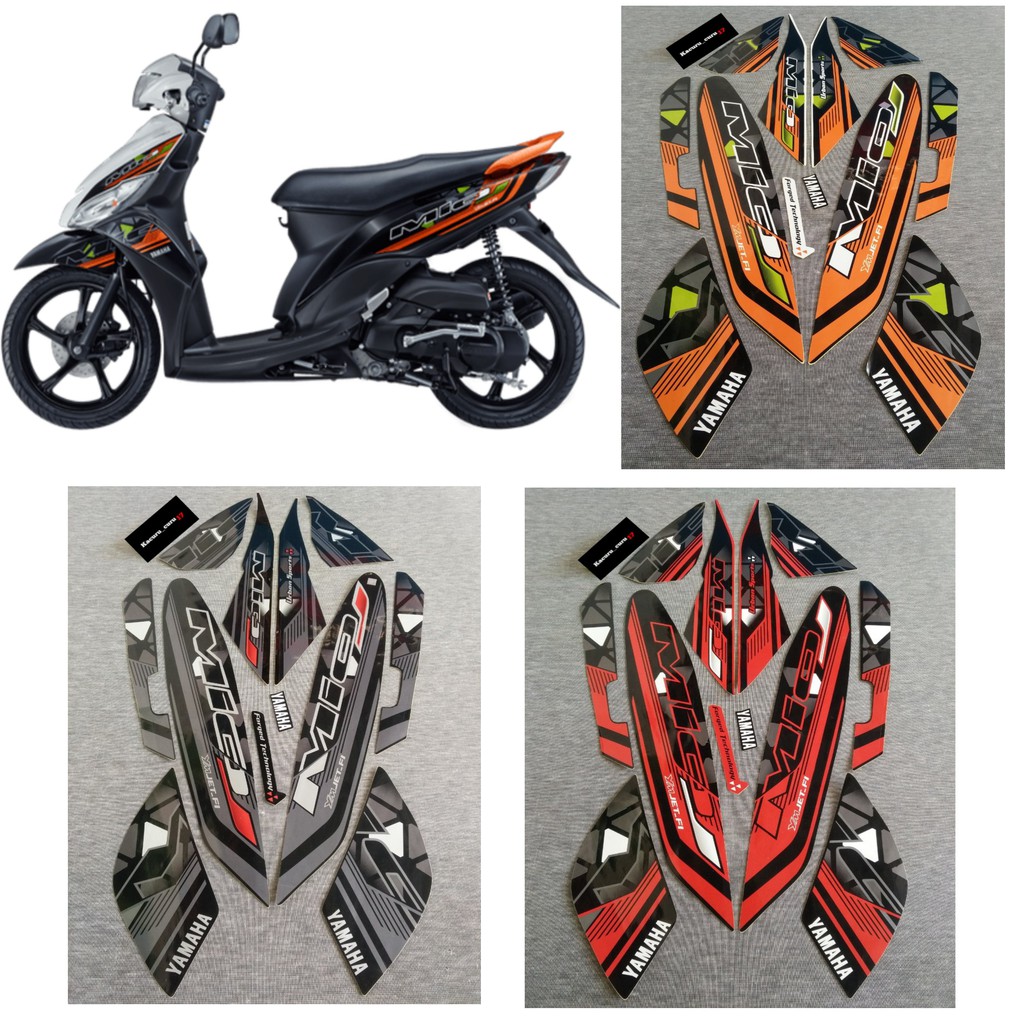Jual stiker motor striping standar Yamaha MIO J 2014-2015 / Stiker ...