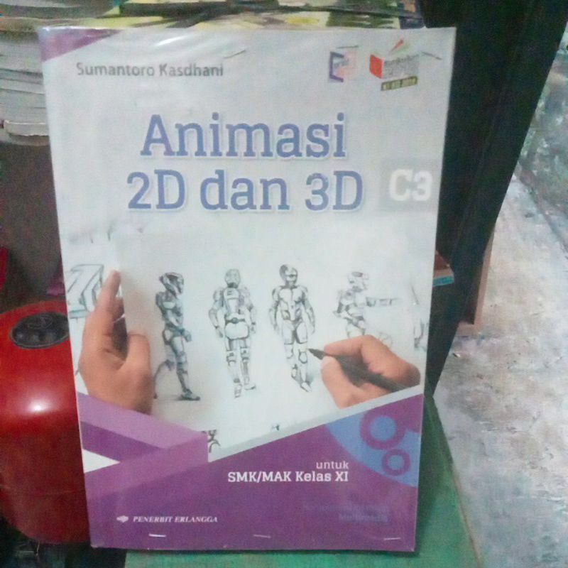 Jual buku animasi 2D dan 3D bidang keahlian kompetensi keahlian ...