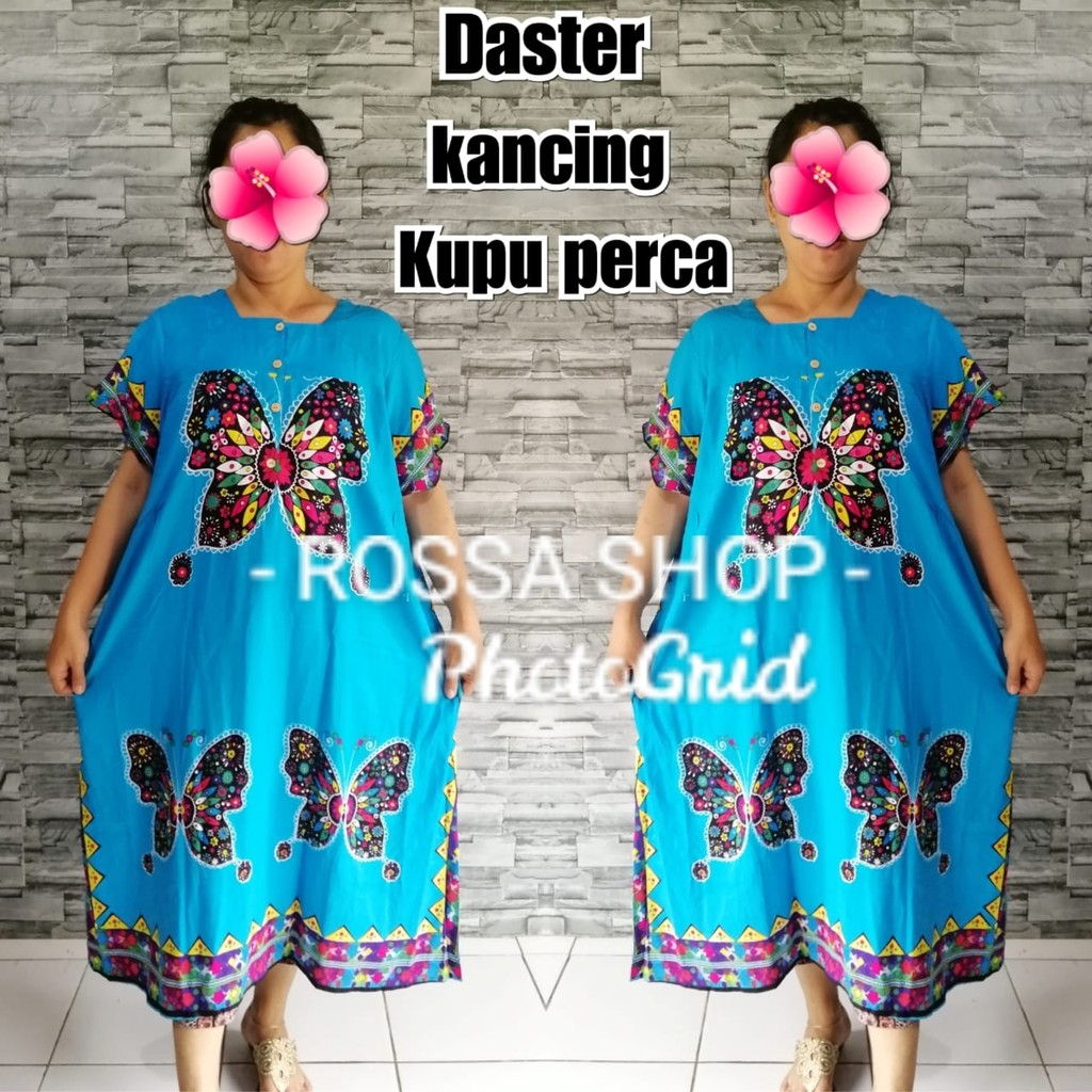 Jual DASTER KANCING ELOK "KUPU PERCA"||BATIK ELOK | Shopee Indonesia