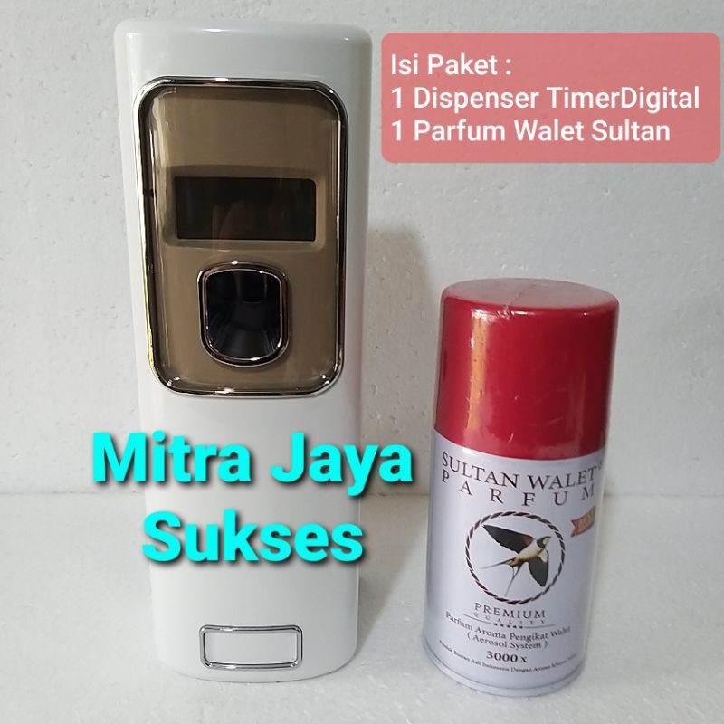 Jual Paket Parfum Walet Sultan + Dispenser 3 Timer Digital | Shopee ...