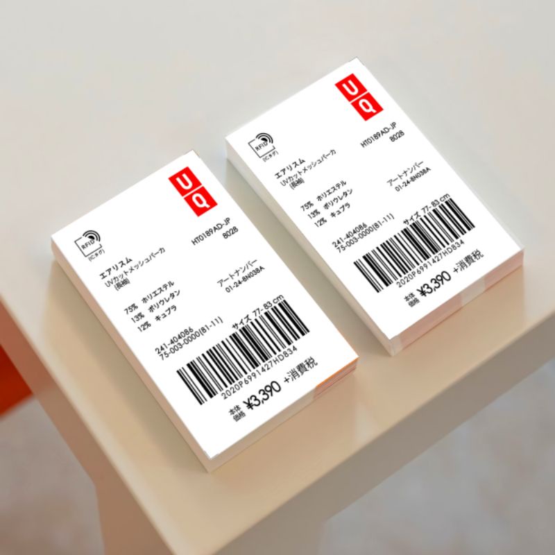 Jual hang tag label baju murah isi 100 ukuran 4x6 bonus tali hangtag ...